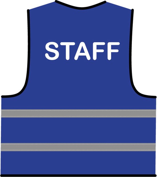 Staff hesje blauw | bol