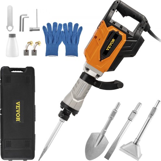 Elektrische Breekhamer 4500 W vermogen slaghamer 1800 Bpm slagtoerental ...