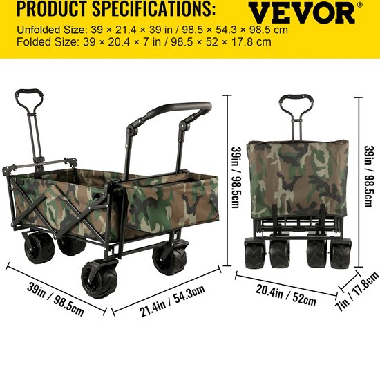 ShopbijStef - Bolderkar Opvouwbaar - Bolderkar - Bolderwagen - Bolderkar... | bol