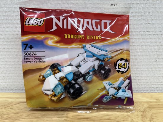 LEGO 30674 Ninjago Dragons Rising - Zane's Dragon Power Vehicles (2in1 ...