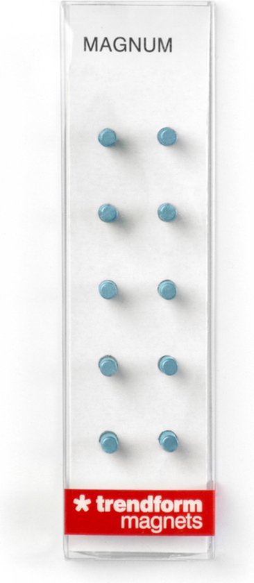 Trendform Magnet Magnum - set van 10 - Blauw | bol