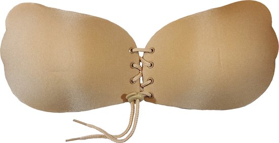 Teep Plak BH Push Up - Zelfklevende BH - Herbruikbaar - Beige - Cup A | bol