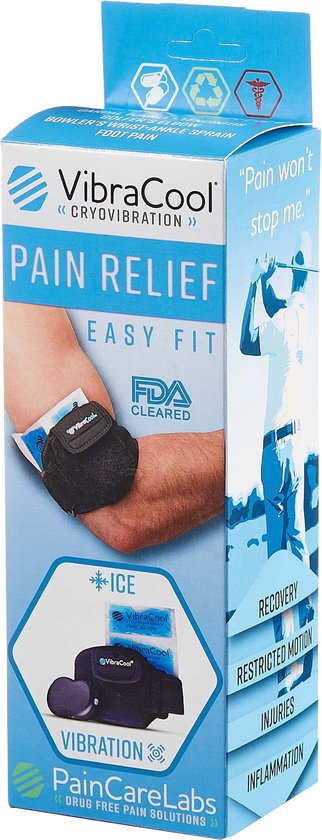 VibraCool EasyFit - medisch hulpmiddel voor pijnverlichting bij elleboog of pols,... | bol