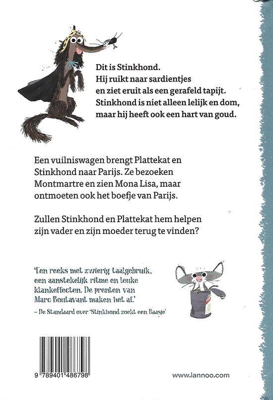 Stinkhond in Parijs, Colas Gutman | 9789401486798 | Boeken | bol