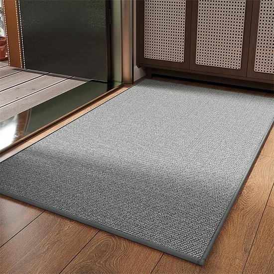 Deurmat van linnen, wasbare deurmat, rubberen vloermatten, absorberend ...