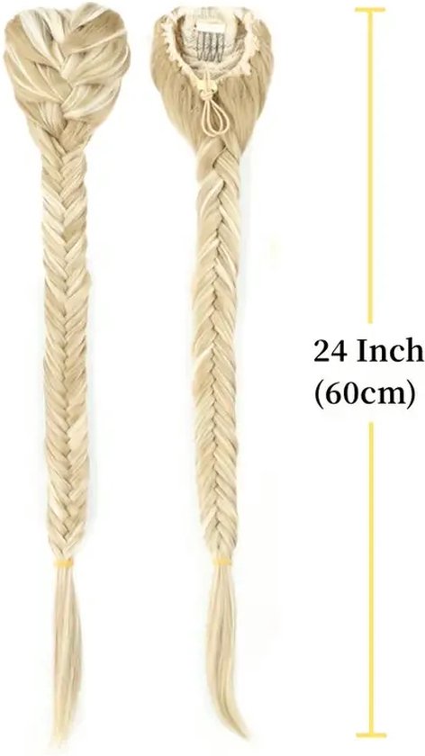 Lange gevlochten vissengraat paardenstaart | bol