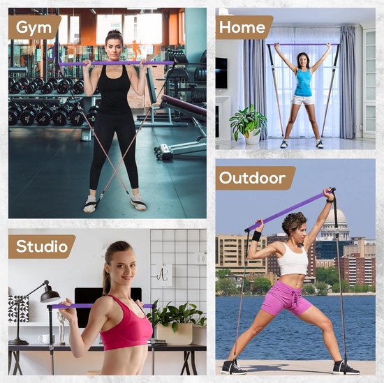 Pilates Bar - Pilates Stick - Pilatesbar - Fitnessbar | bol