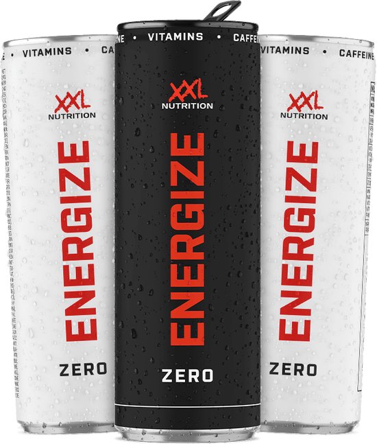 Energize! Sugar Free Energy Drink - White - 330ml - 6-Pack | bol