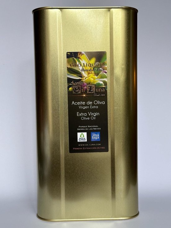 Gil Luna Oro Liquido Extra Vierge Olijfolie - 5L blik | bol