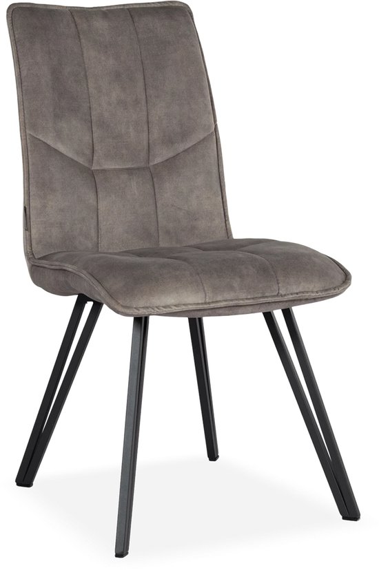 Eetkamerstoel Fancy - Velvet Adore Clay - Velvet - Naturel ...