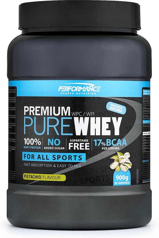 Pure Whey (Pistache - 900 gram) - Performance - Whey Protein ...