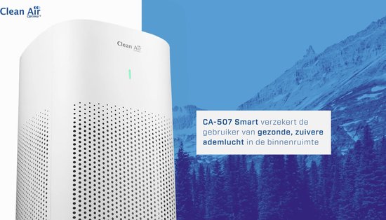 Clean Air Optima® CA-507 Smart - Intelligente HEPA Ionisator Luchtreiniger - 360°... | bol