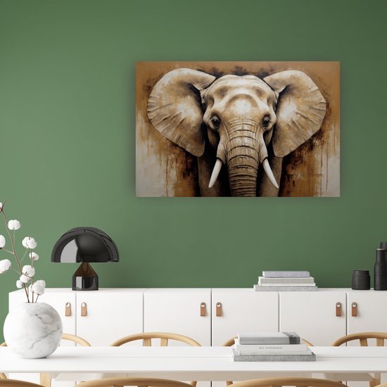 Olifant poster - Kantoor poster - Poster wilde dieren - Vintage posters ...