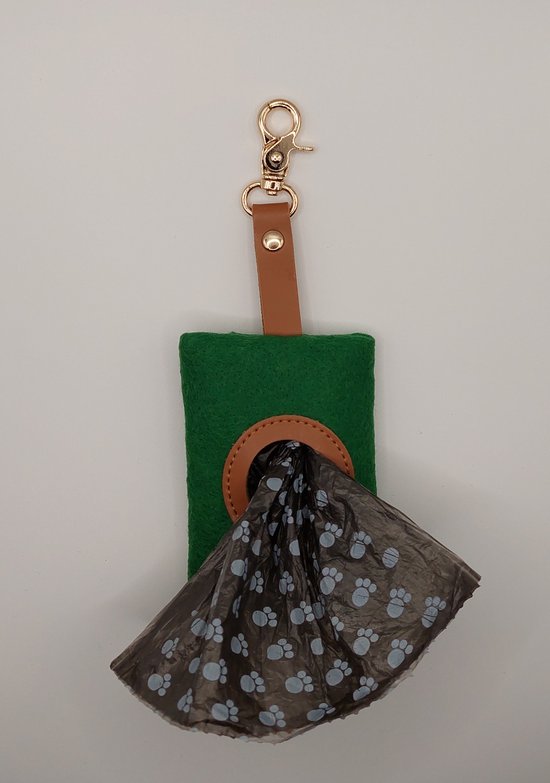 Poepzakjeshouder - Groen - vilt | bol