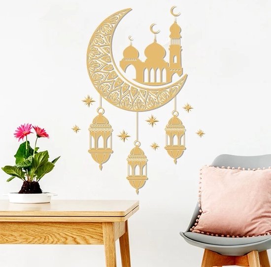 Raam - Muur- Stickers GROOT Ramadan Kareem | bol