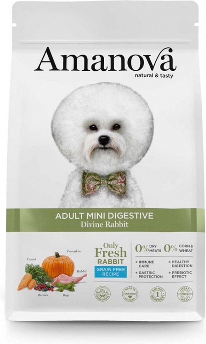 Amanova Adult Mini Digestive Divine Rabbit | bol