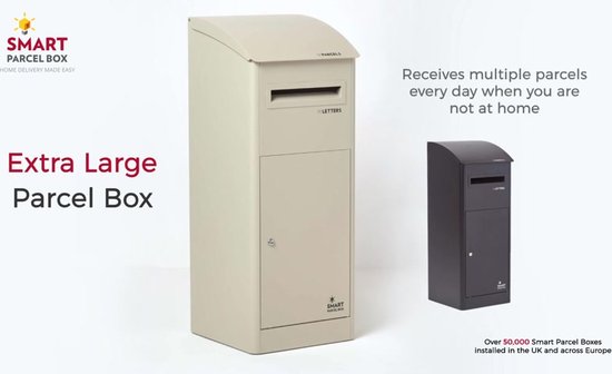 Smart Parcel Box™ Pakketbrievenbus - Brievenbus - XL Pakketbox ...