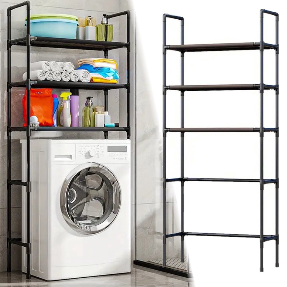 Wasmachine rek kast - 155x72x25 - meubel voor wasmachinekast ...