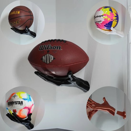 V2 Wall Mount voor ballen - Bal Houder Wand - Ballenrek - Wandbeugel ...