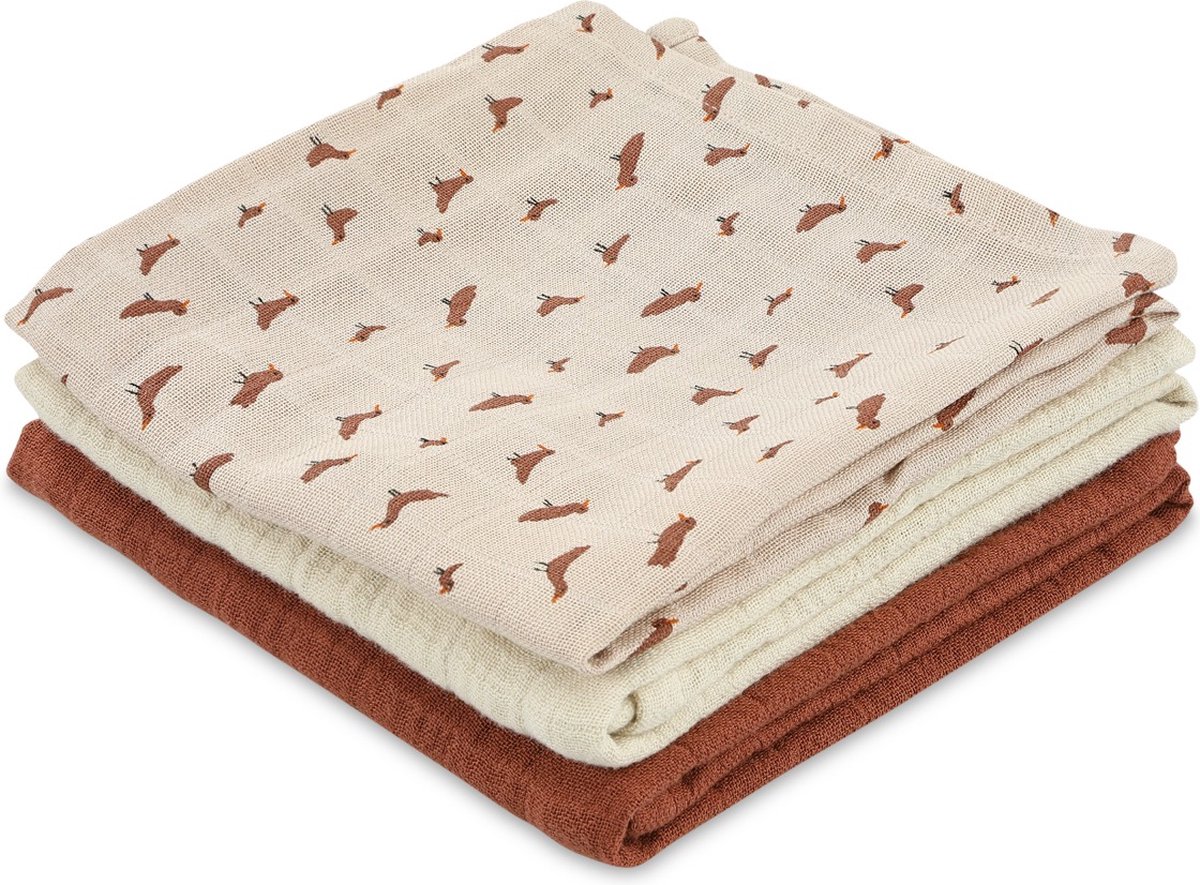 Trixie Tetra Doeken set van 3 Babbling Birds (55x55cm) | bol