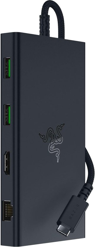 Razer USB-C Dock - Docking Station - 11 Poorten - HDMI - Zwart | bol