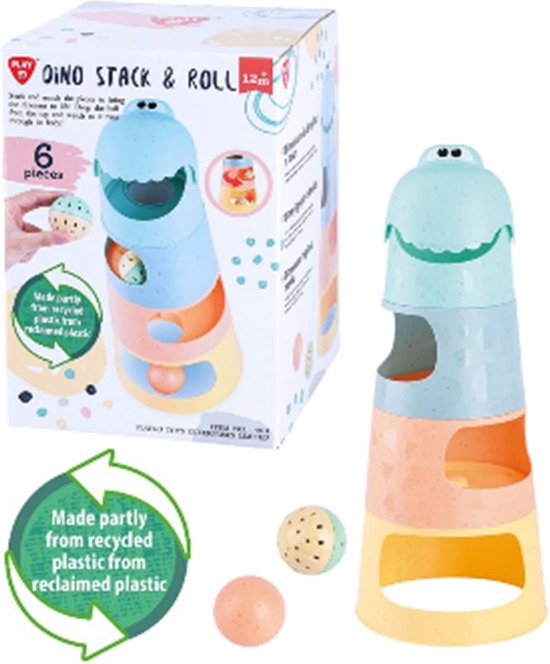 RECYCLED MATERIAL DINO STACK ROLL 6 PCS | bol
