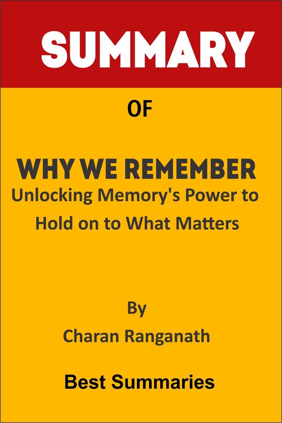 Why We Remember (ebook), Best Summaries | 1230007406010 | Boeken | bol