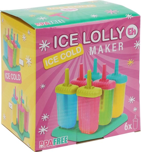 Excellent Houseware IJs Lolly Maker voor 6 IJsjes | Games | bol