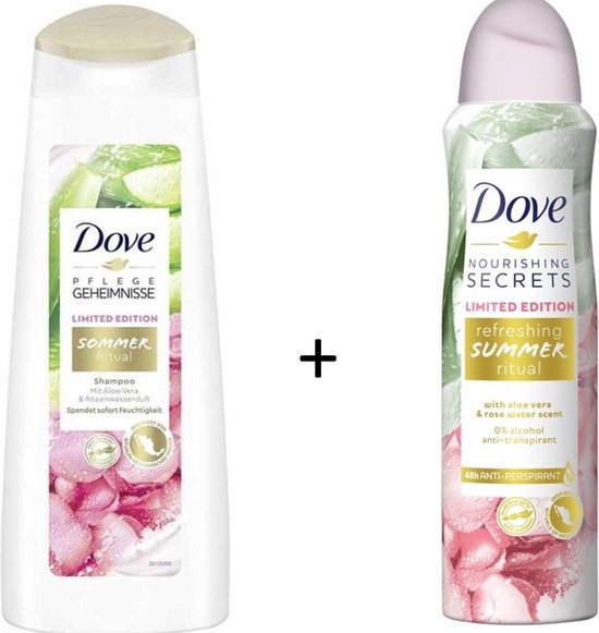 Dove Summer Care Try Out - Shampoo 250 ml + Deo Spray 150 ml | bol