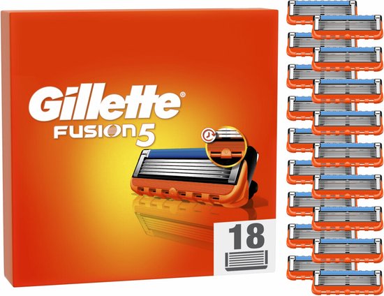 6x Gillette Scheermesjes Fusion 5 18 stuks | bol