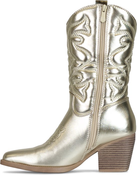 Cowboy Boot Chelsea Goud 37 Cowboylaarzen Dames | Twinkels | bol