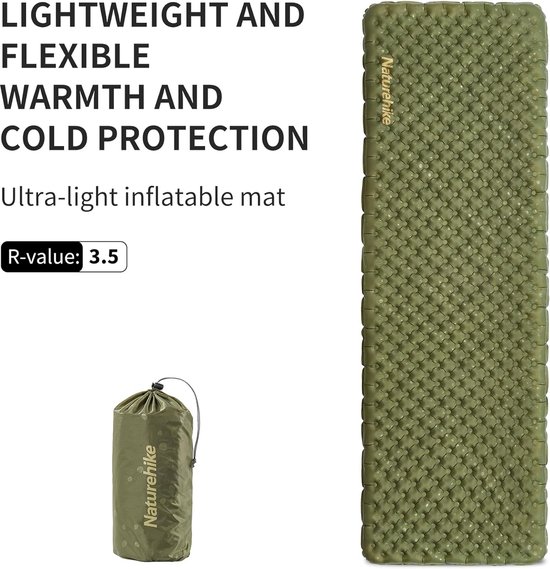 waarde camping isomat 4 seizoenen ultralight zelfopblazende isomat ...