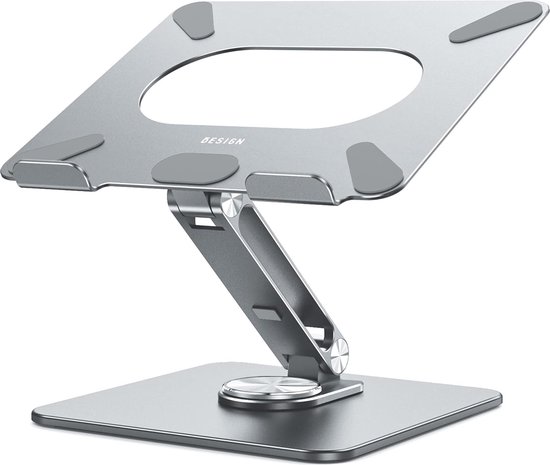 LSX7 laptopstandaard 360 graden roterende, ergonomische verstelbare ...