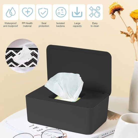 1 stuks vochtige doekjesbox en 1 stuks vochtige doekjes-zakset ...