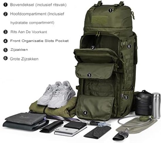 Militaire rugzak - Leger rugzak - Tactical backpack - Leger backpack ...