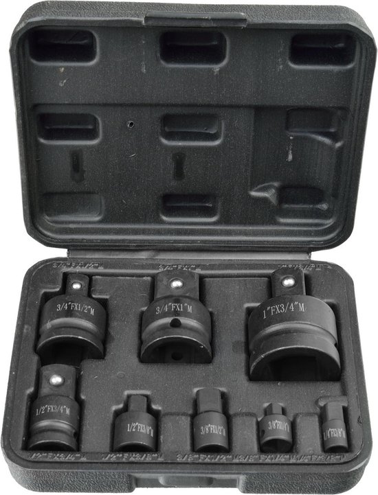 Verloopdoppen - 8 delig - Kracht verloopdop set - Dopverloop - GEKO | bol