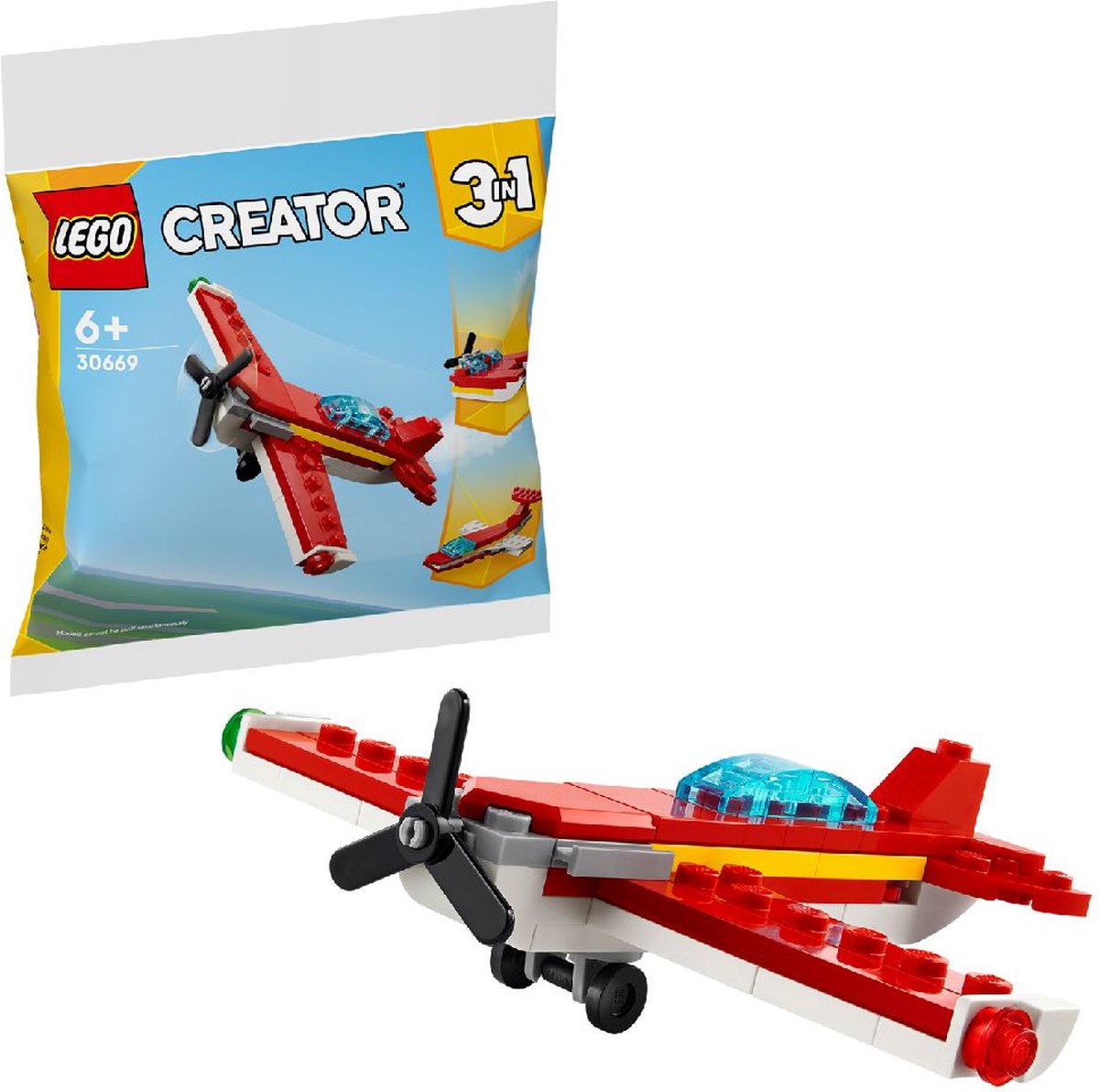 LEGO Creator Klassiek rood vliegtuig - 30669 | bol