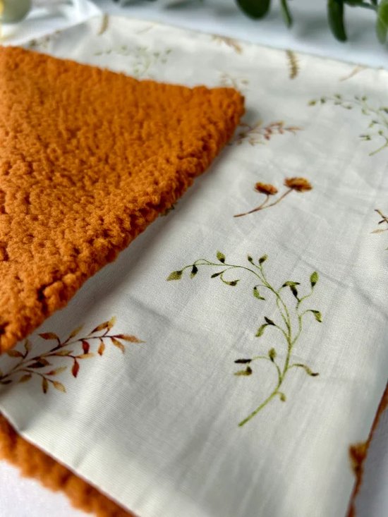Julé Design speendoekje cognac / bloementje | bol