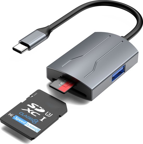 ThunderGold SD Kaart lezer USB C - Kaartlezer SD kaart ...
