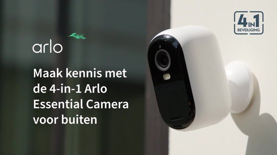 Arlo Essential 2K draadloze beveiligingscamera voor buiten - 3 IP-Camera's | bol