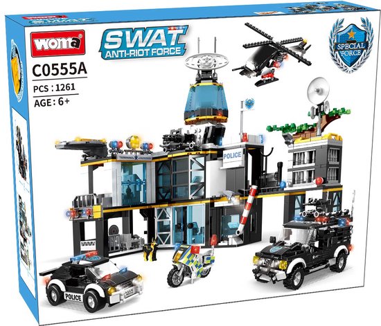 WOMA SWAT Anti-Riot Force - SWAT Mobile Command Center - Bouwpakket ...