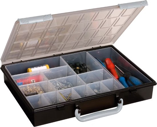 Raaco Handybox - Opbergbox met 4 assortimentsdozen - Handy box | bol
