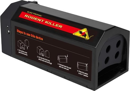 Elektrische Muizenval - Muizenvallen Voor Binnen en Buiten - Rattenval ...