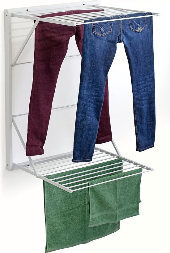 Equivera Wanddroogrek - Wanddroogrek Inklapbaar - Droogrek - Wand ...