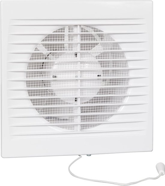 Eurovent ventilator Badkamer/Toiletventilator ST 100 ABS, kunststof wit | bol