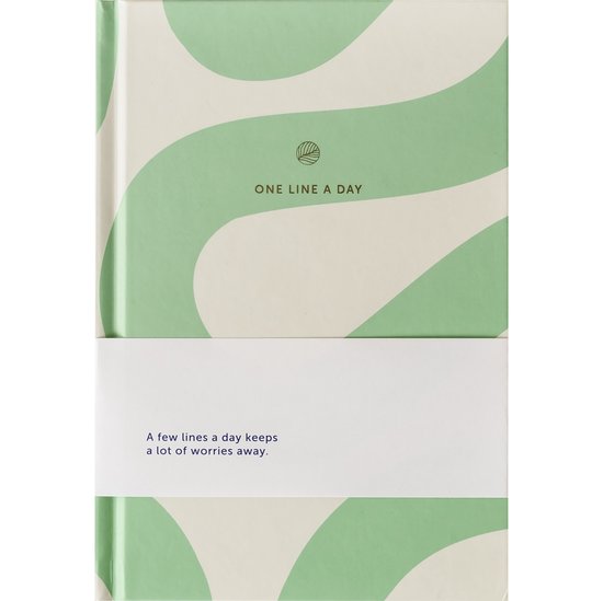 A-Journal One Line a Day Journal - Flow Mint dagboek voor 5 jaar | bol