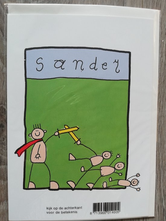 Wenskaart met naam Sander | bol