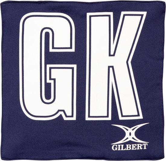 Gilbert Netball Patch Pro Bibs - One Size - Wit / Navy | bol