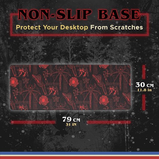 Stranger Things Demogorgon Desk Mat - Officieel gelicentieerde Horror ...