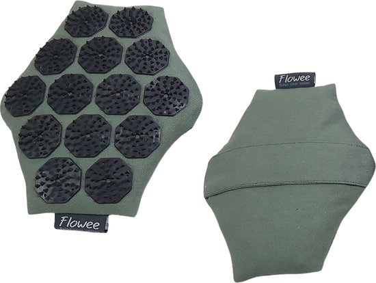 Flowee Spijkermat Massagehand - Drukpunt massage voor nek en schouders ...